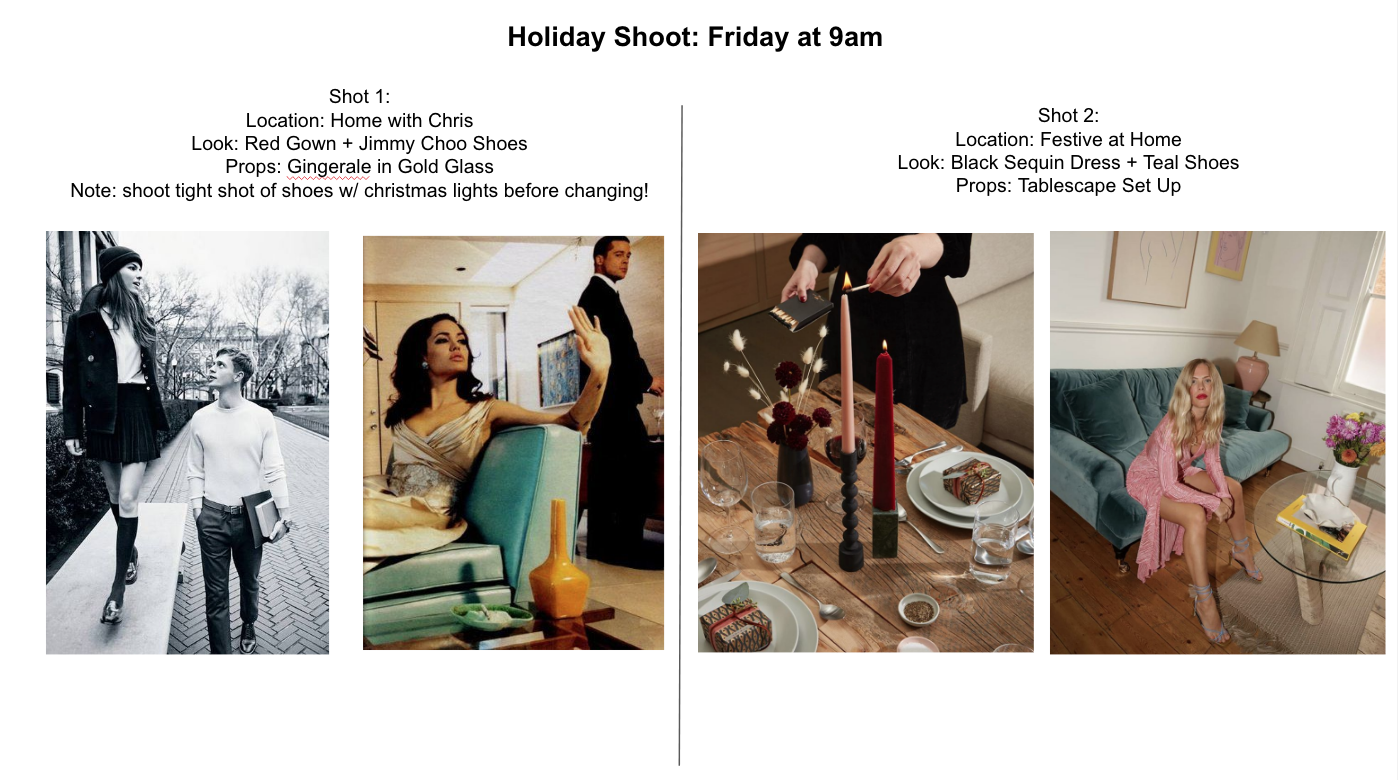a-listed content: how to plan a photoshoot • a-listed